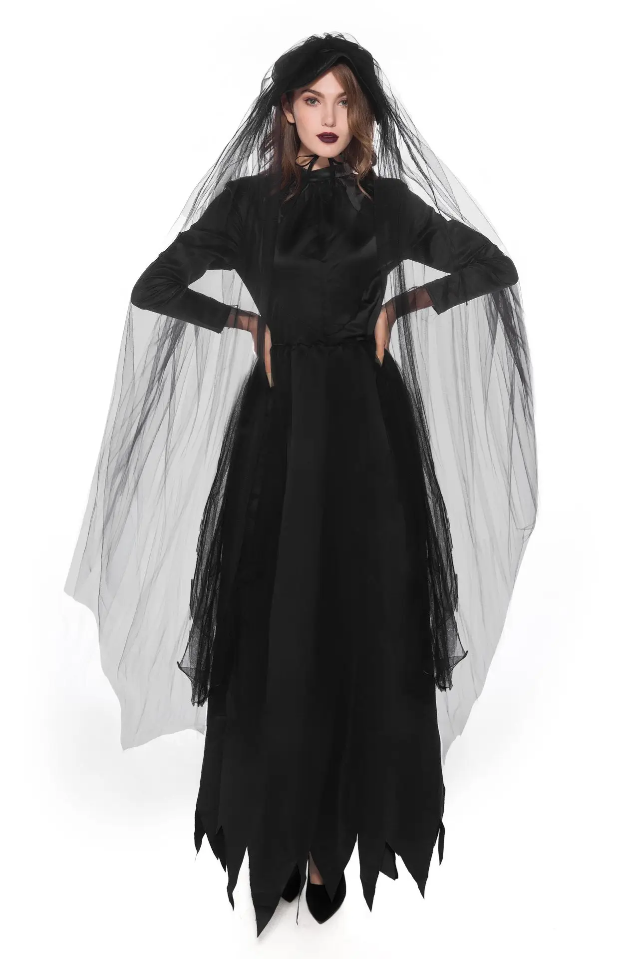 2020 New Halloween Costumes Cosplay Vampire Bride Costume Adult Witch ...