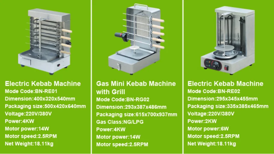 Shawarma Machine Dimensions