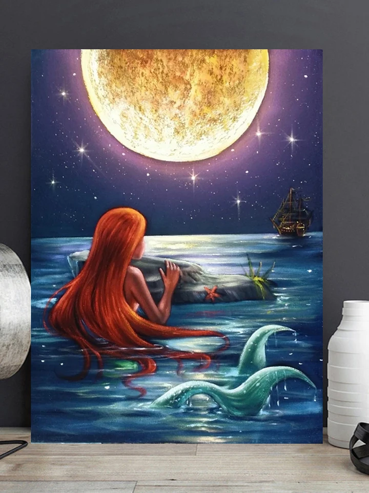Ariel Mermaid Moon