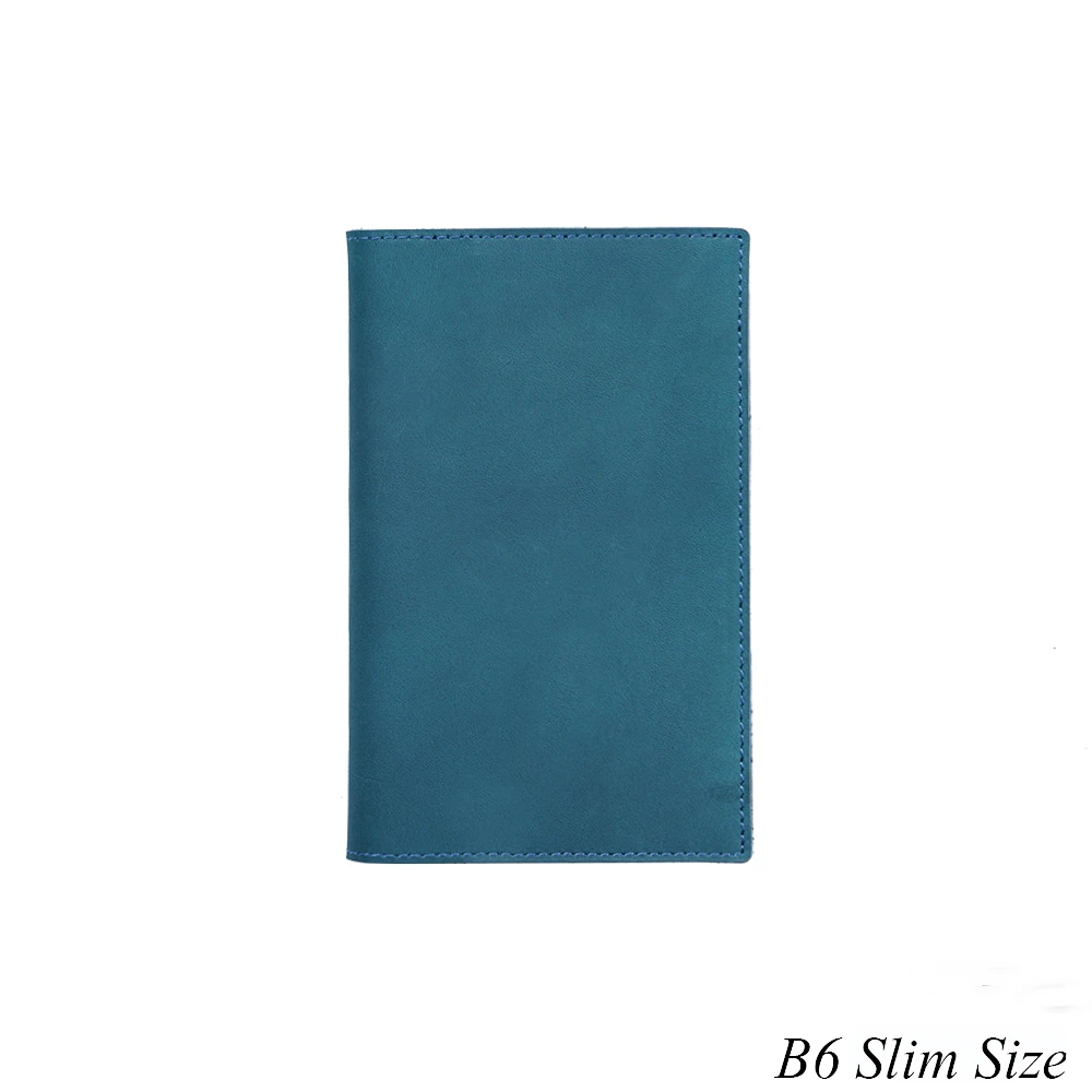 100% Genuine Leather Notebook Planner Book Cover B6 Slim For Md Diary ...