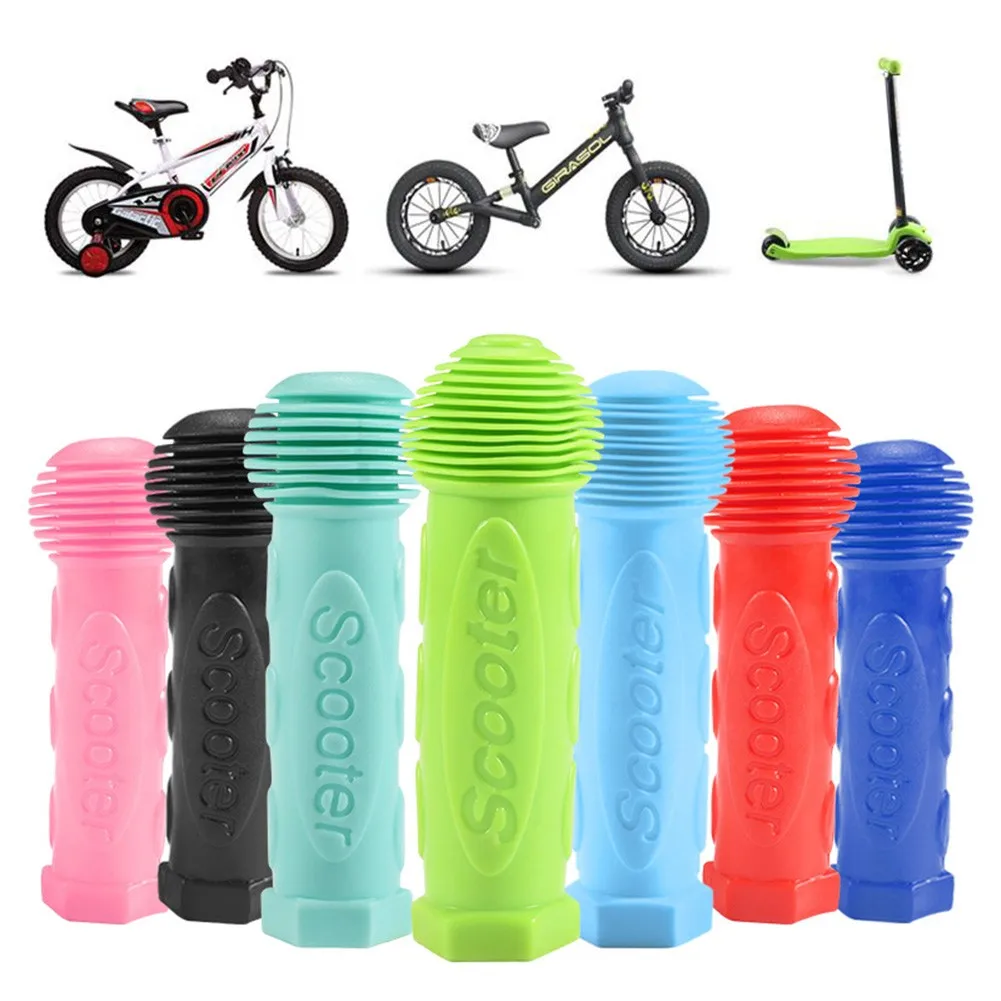 1 Pair Rubber Bike Bicycle Handle Bar Grips Cover Tricycle Scooter ...