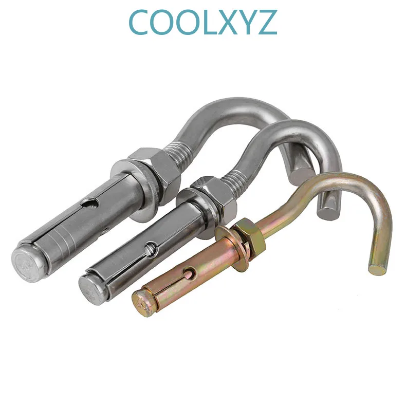 Gancho de tornillo de expansión de acero inoxidable 304, gancho de expansión, cubierta de pozo ...