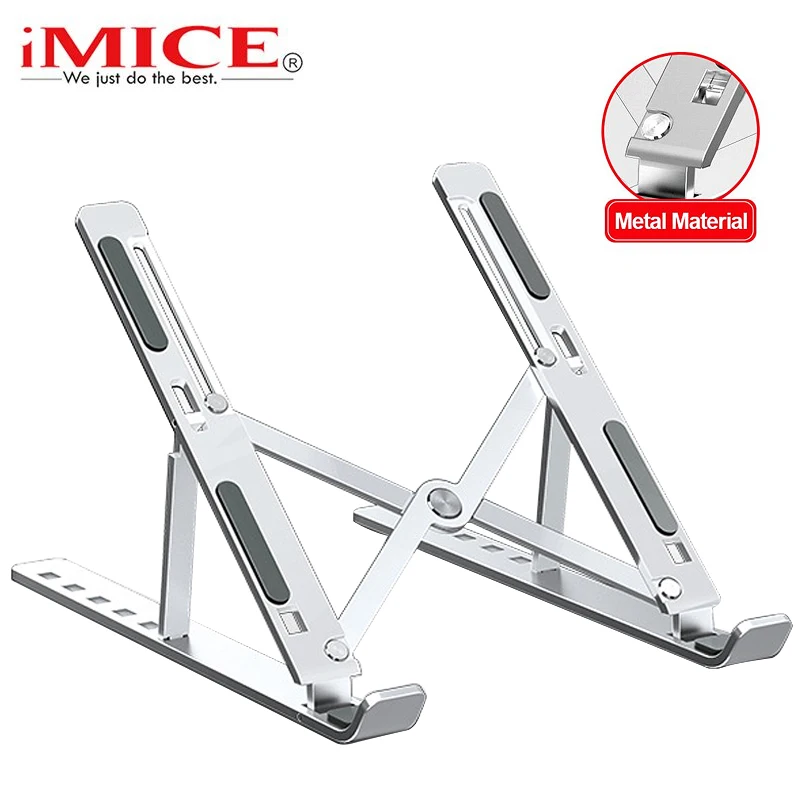 Foldable Laptop Stand Aluminium Notebook Stand Portable Laptop Holder ...