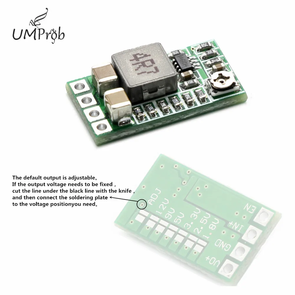 Ultra-Small Size DC-DC Step Down Power Supply Module 3A Buck Converter ...