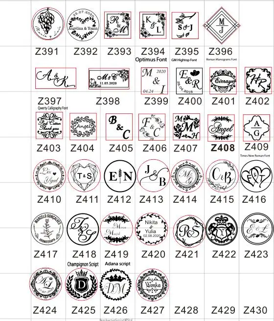 Diy Customize Double Name 2 Initials Personalized Letter Stamp/sealing ...