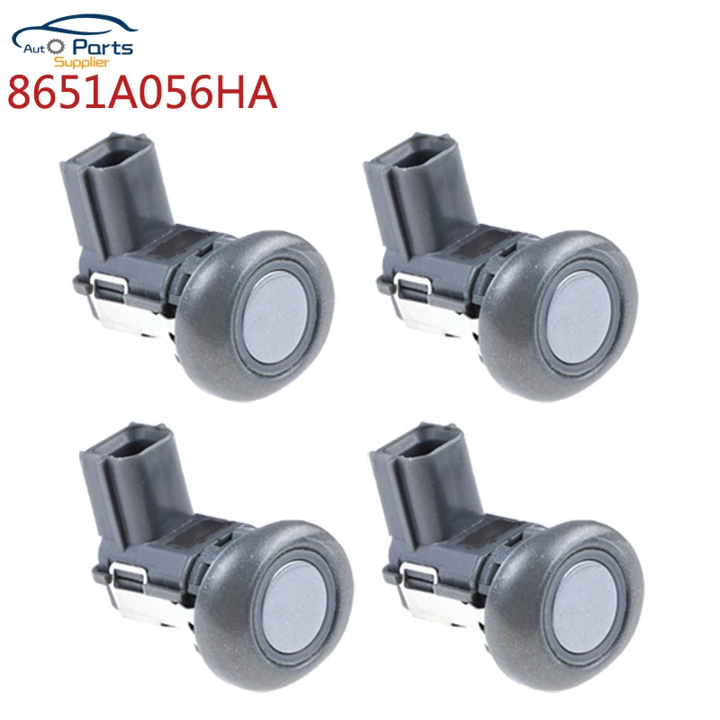 4Pcs silver Reversing Sensor 8651A056 8651A056HA PDC Parking Sensor For ...
