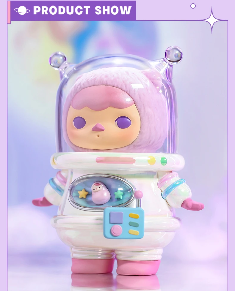 Pop Mart Pucky Planet Explorer-space Cat Astronaut Figuring Birthday ...