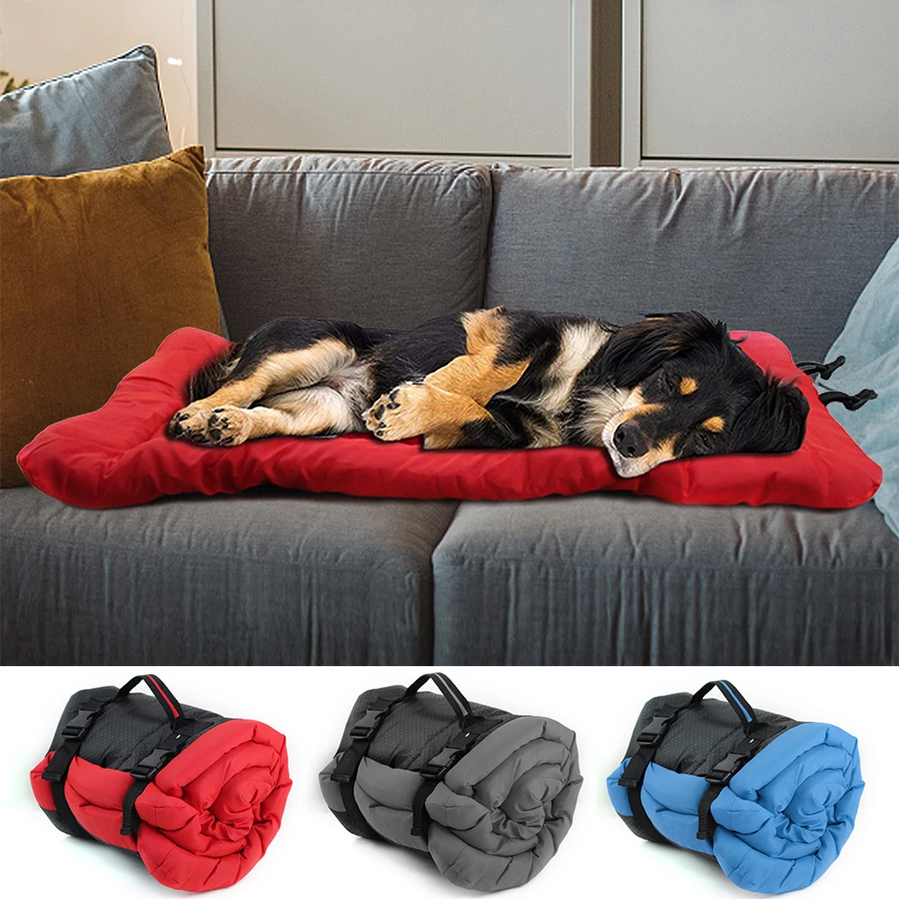 Portable-Big-Dog-Bed-Foldable-Puppy-Kennel-Sofa-Bench-Cushion ...