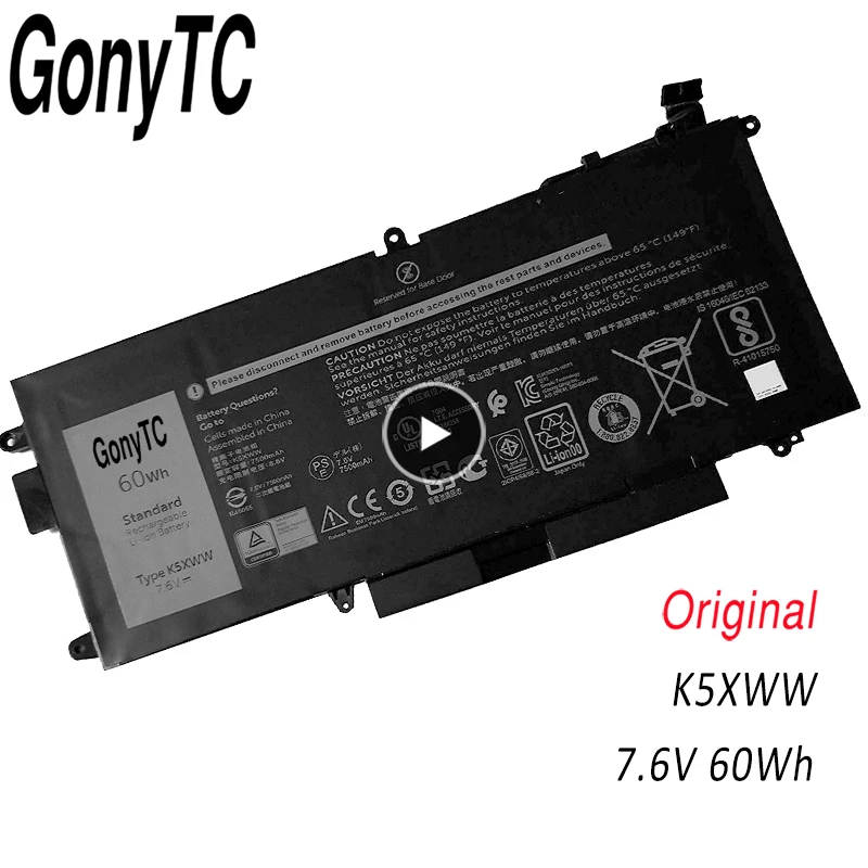 K5XWW-Laptop-Battery-for-DELL-Latitude-5289-7389-7390-2-in-1-Series ...