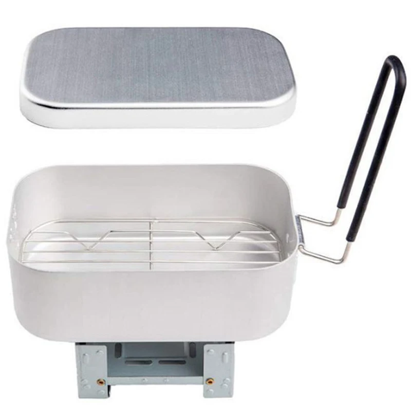 Aluminum Rice Cooker Portable Rice Cooker Outdoor Lunch Box With ...