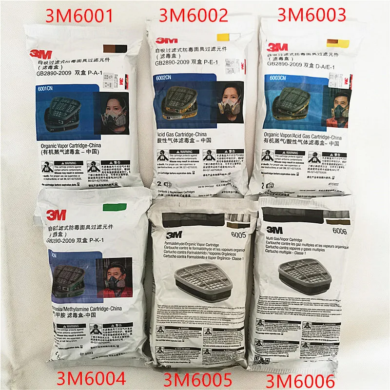 3M 카트리지 필터 6001 6002 6003 6004 6005 6006 3m과 협조 6200 7502 6800 마스크 사용 ...