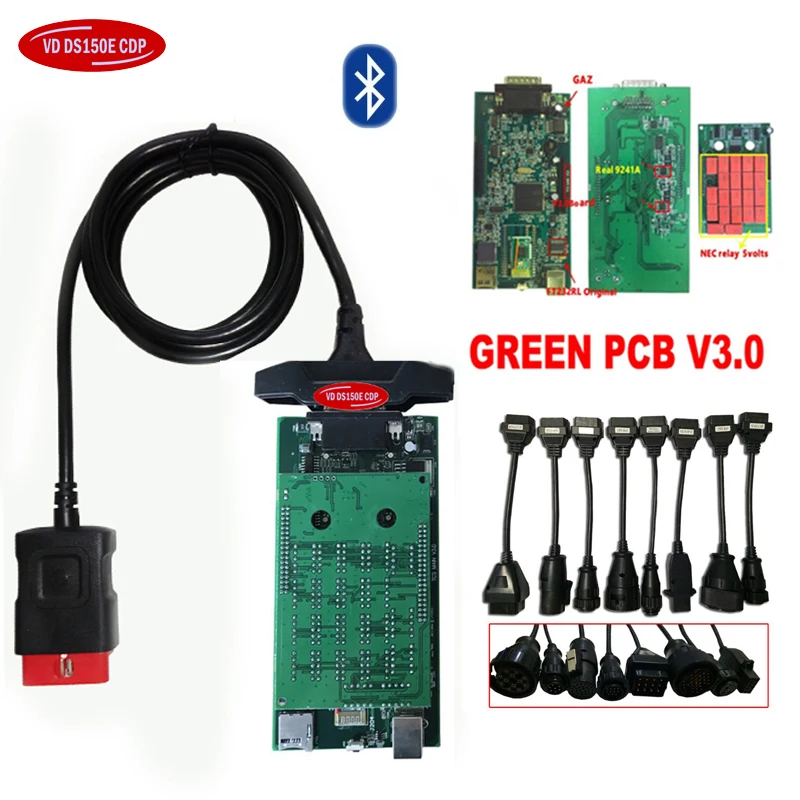 2018 nuevo VCI escáner para delphis vd ds150e por 2015R3 keygen con ...