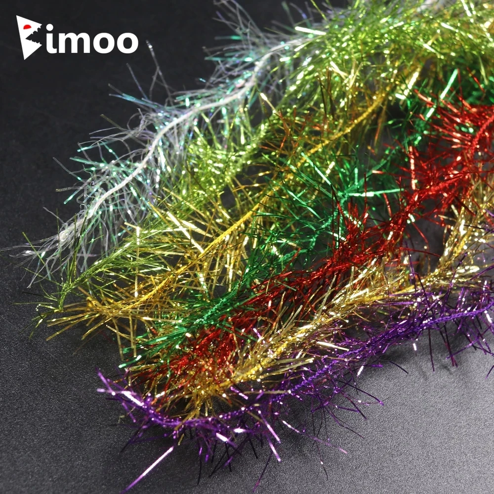 Bimoo-2m-pack-3-5cm-Width-Long-Hair-Ice-Chenille-Crystal-Flash-Fly ...