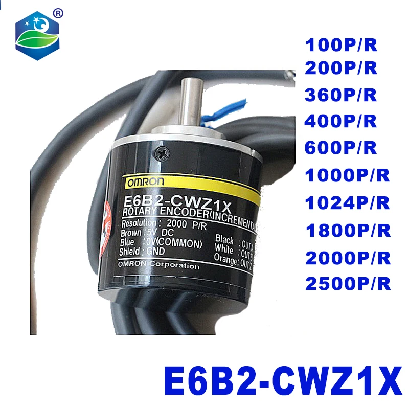1pcs E6B2 CWZ1X OMRON Optical ROTARY Encoder 20 100 200 1000 1800 1024 2000 2500P/R 5 24 V 2000 ...
