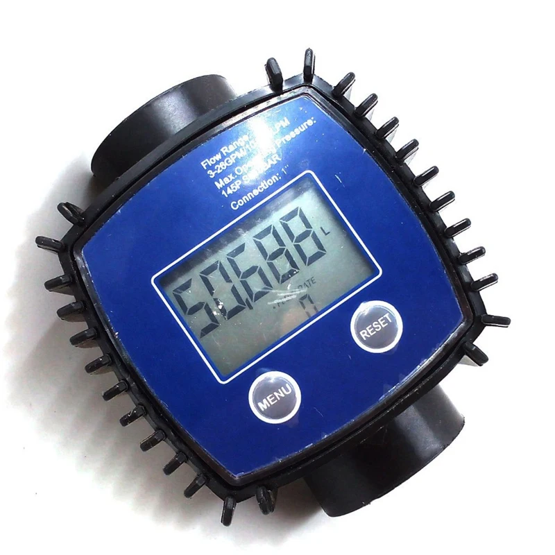 Flow Meters K24 Adjustable Digital Turbine Flow Meter For Oil,Kerosene ...