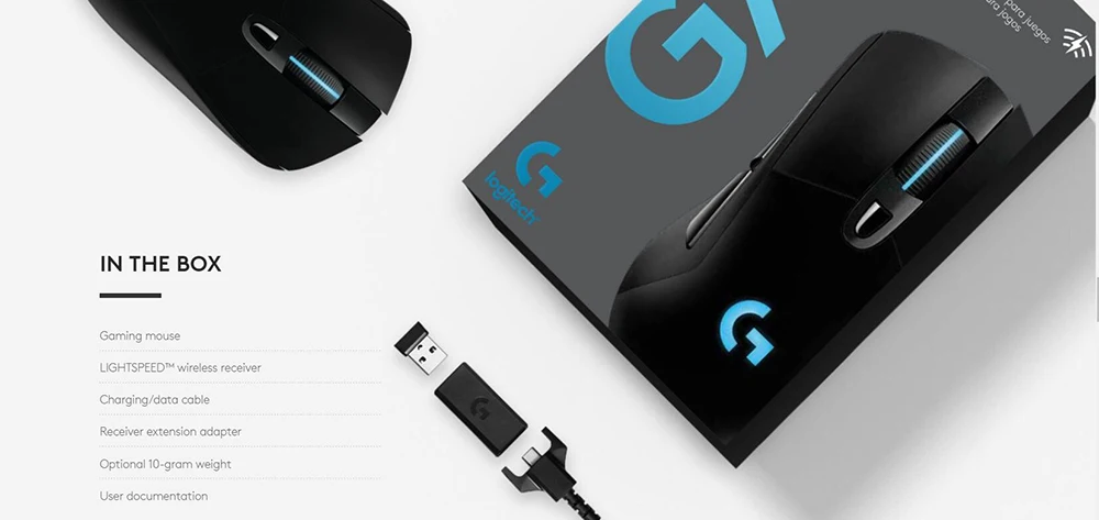 Logitech G703 LIGHTSPEED WIRELESS GAMING MOUSE with LIGHTSYNC RGB ...