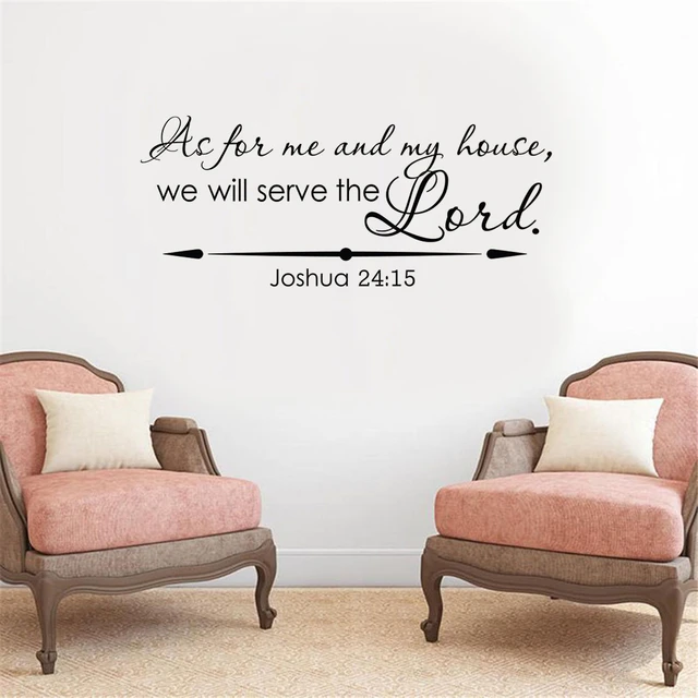 Joshua 24 15 Wall Decal