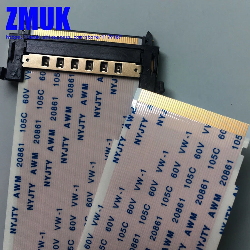 51Pin I PEX 4K HDTV LVDS TV Ribbon Cable AWM 20861 20706 105C 60V VW 1 ...
