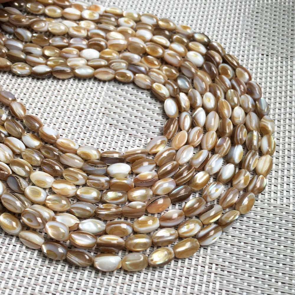 Natural shell beads irregular shape Punch loose beads isolation bead ...