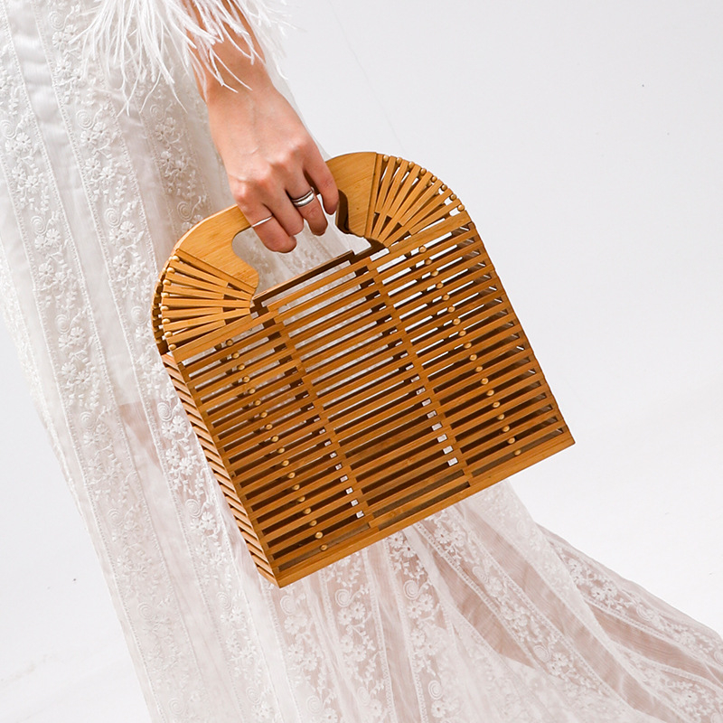 Chic Bamboo Rectangle Tote Bag