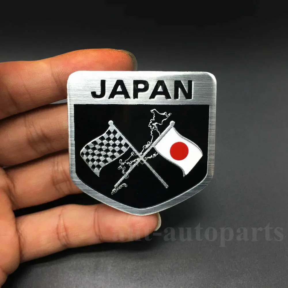 Parts & Accessories Car & Truck Emblems MOTORS 6pcs Aluminum Japan ...