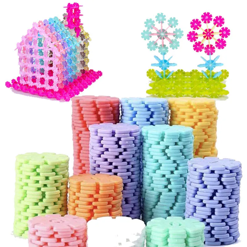 Snow-Snowflake-Building-Blocks-Jigsaw-Puzzle-Baby-Children-Montessori ...