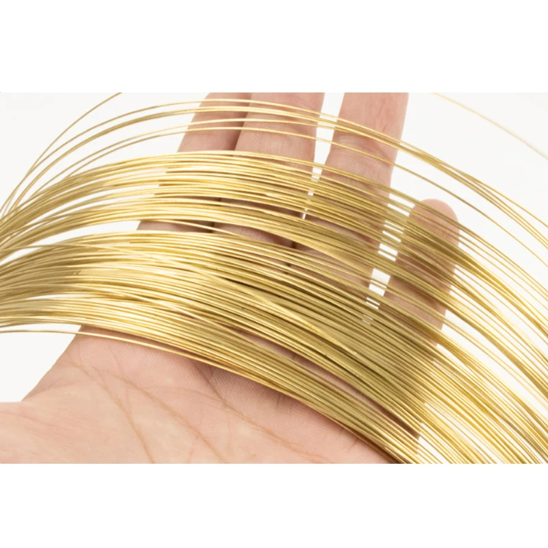 Câble-fil,Fil de laiton souple H62 de 1 mètre, diamètre Câble ...