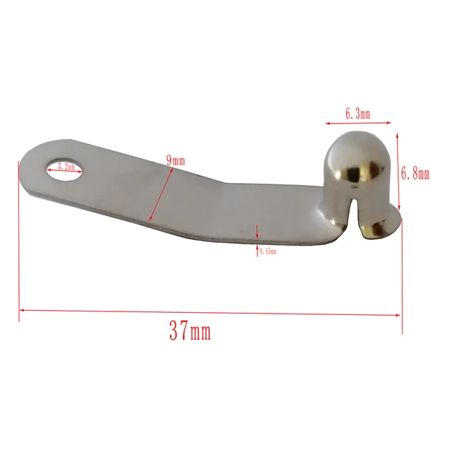 5 Pieces 6.3mm / 6.4mm Telescopic Tube Positioning Spring Button for ...