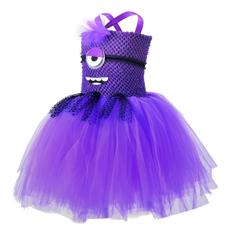 Purple Minion Costume Tutu