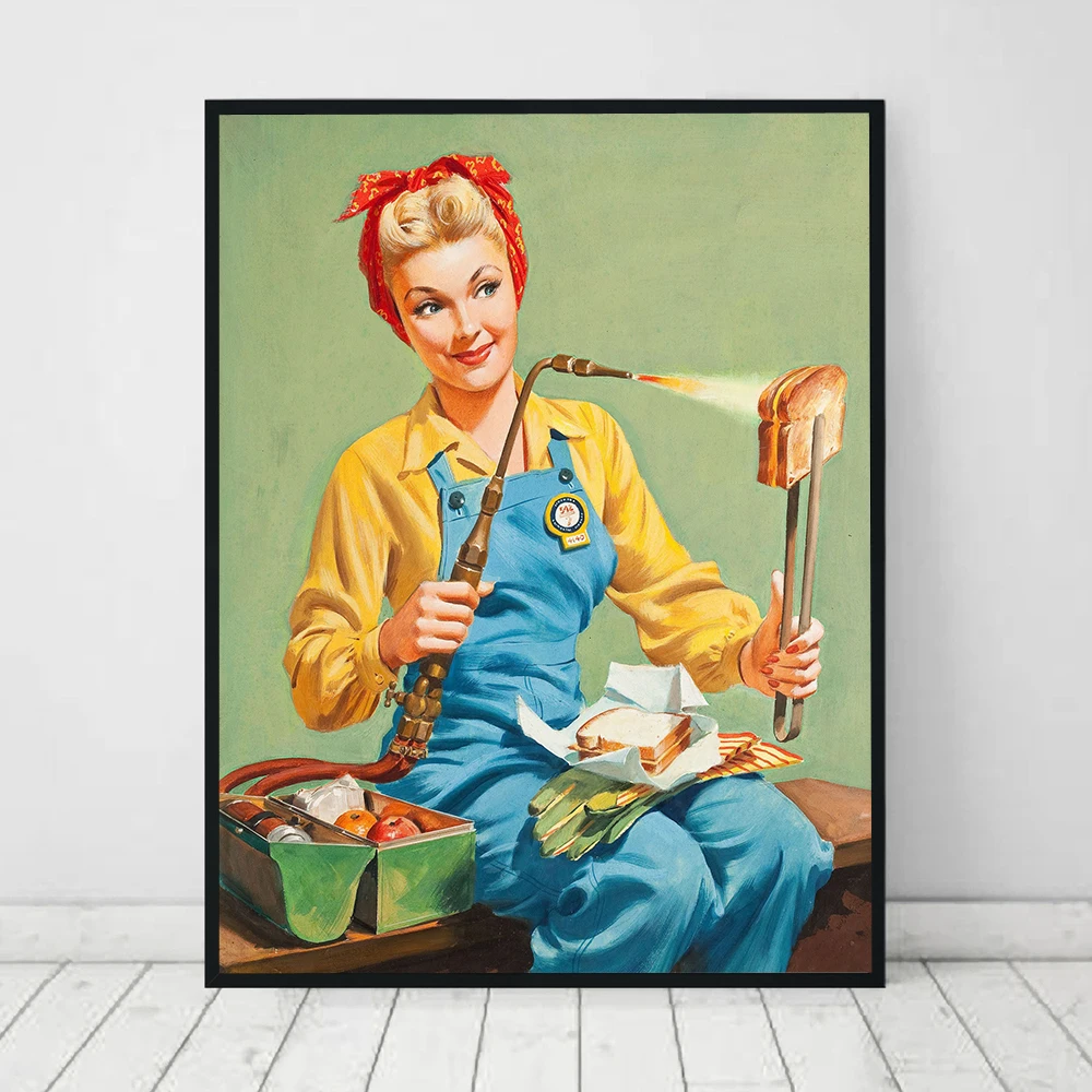 Vintage Pin Up Girl Kitchen