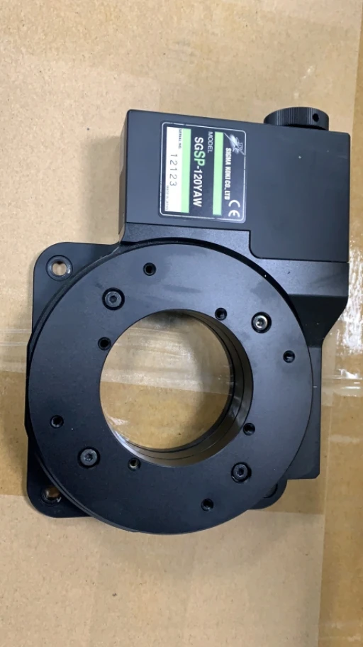 SIGMA KOKI SGSP 120YAW 초박형 중공 전기 회전 테이블, 120mm 테이블, 85% 신제품|공구 부품| - AliExpress