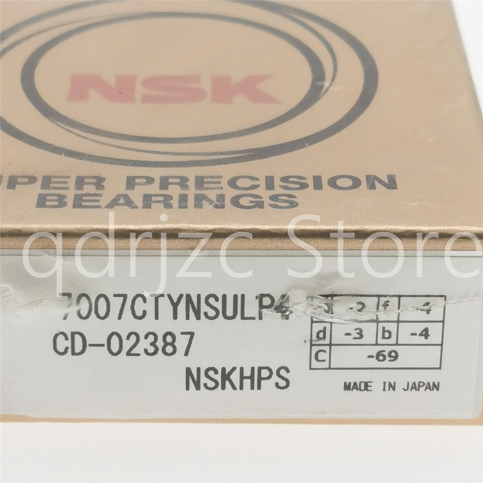 NSK Precision angular contact ball bearing 7007CTYNSULP4 7007C SULP4 ...