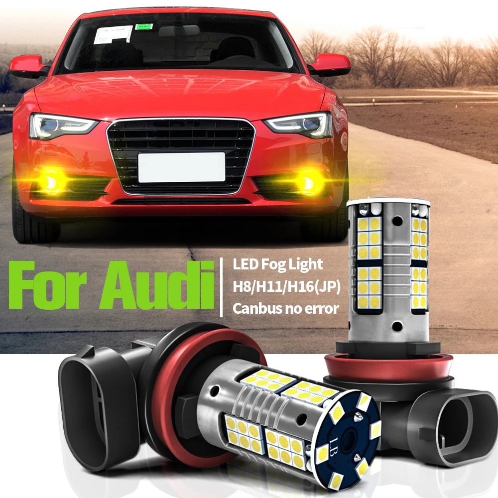 2pcs-LED-Fog-Light-Blub-Lamp-Canbus-No-Error-H8-For-Audi-A5-2012-2017 ...