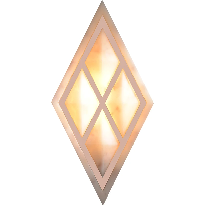 Asian Luxury Resin LED Prismatic Wall Lamp Nordic Vanity Mirror Lights ...