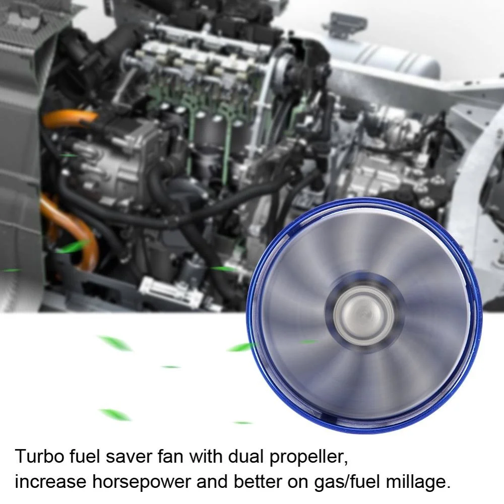 Gas Generator Car Air Intake Turbonator Dual Fan Turbine Super Charger ...