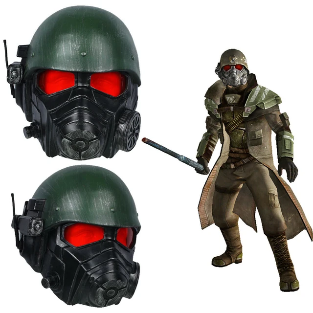 Game Fallout 4 Veteran Ranger Riot Armor Helmet Cosplay Mask ...