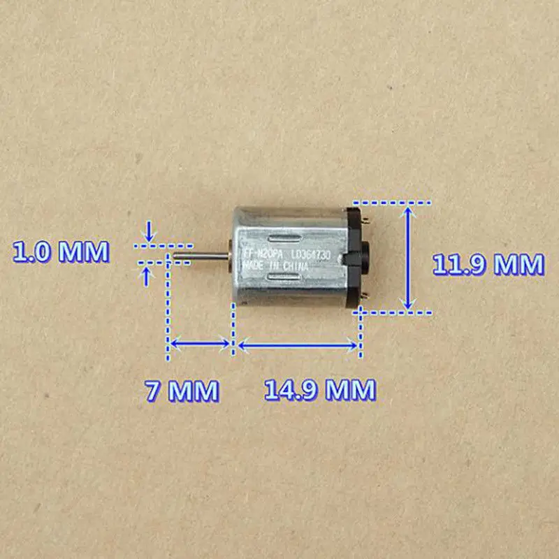 MABUCHI FF-N20PA N20 Motor DC 3V 26000RPM High Speed Precious Metal ...