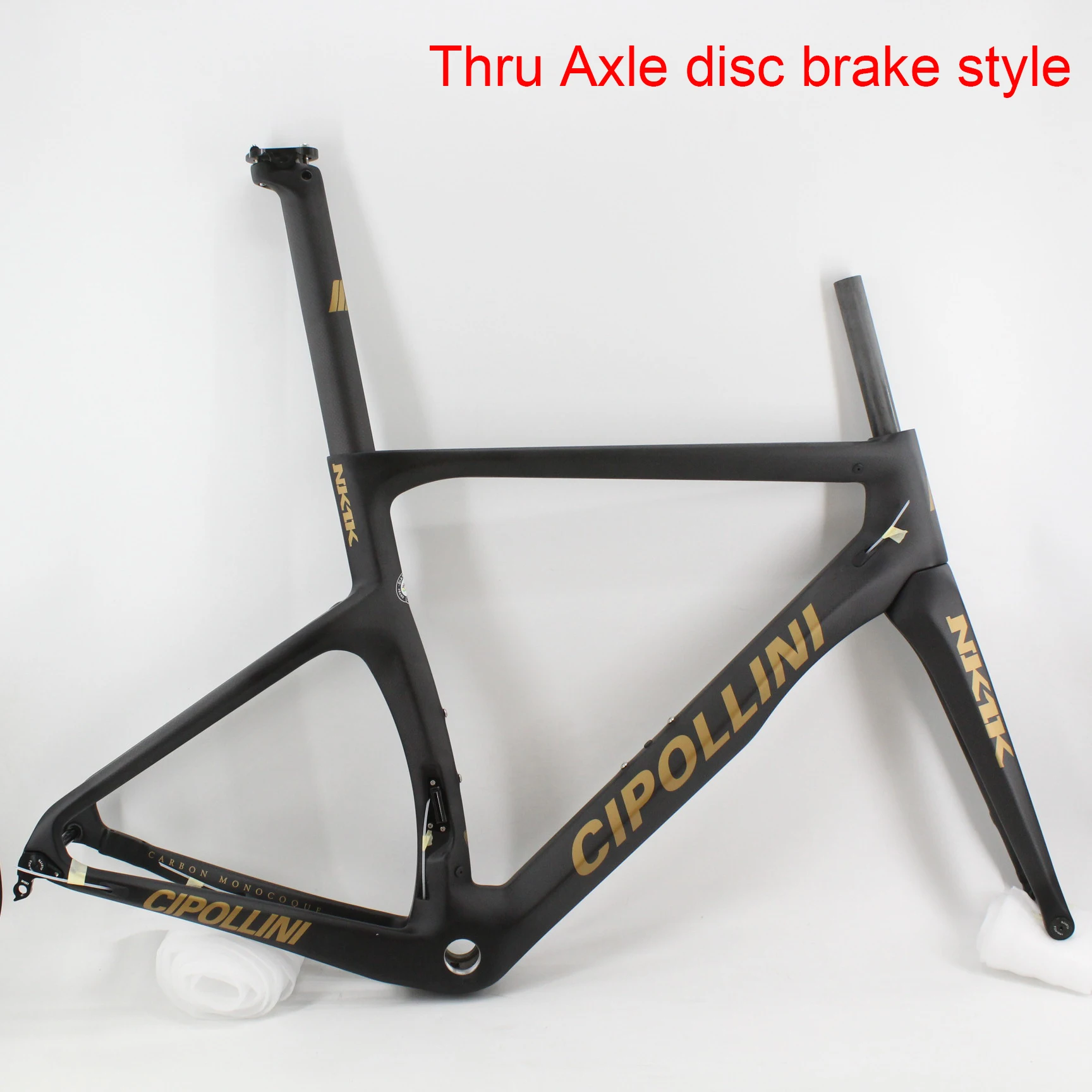 레이싱 로드 바이크 매트 3k 풀 탄소 섬유 자전거 스루 액슬 디스크 브레이크 프레임 포크 시트 포스트 헤드셋 골드 700c 무료 배송자전거 프레임