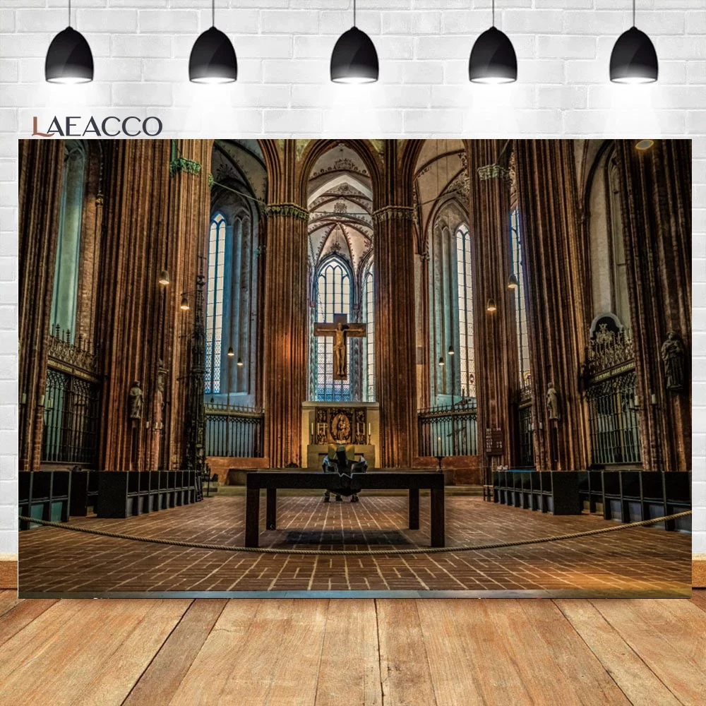 Laeacco-Christ-Church-Backdrop-Mediaeval-Vintage-Church-Hall-For ...