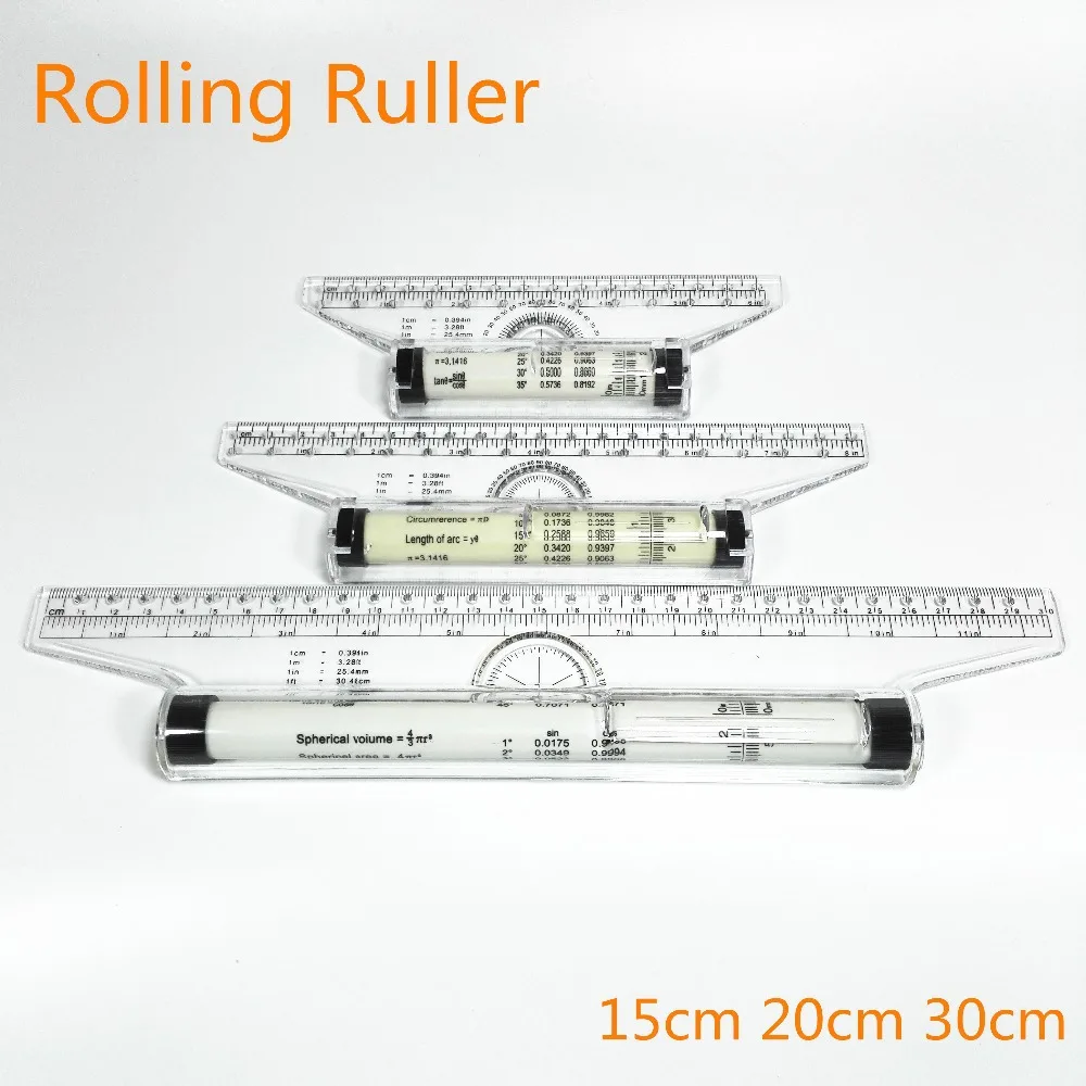 Regla de rodillo, Reglas paralelas, 20/30cm, regla de ángulo de pie ...