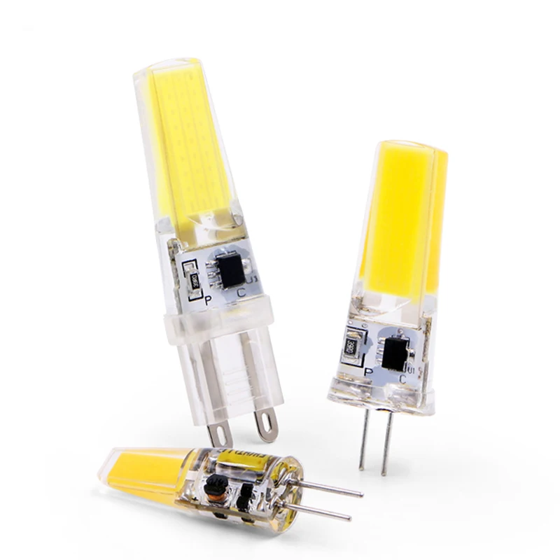 New LED Lamp G4 G9 E14 AC / DC 12V 220V 3W 6W COB LED G4 G9 Bulb for ...