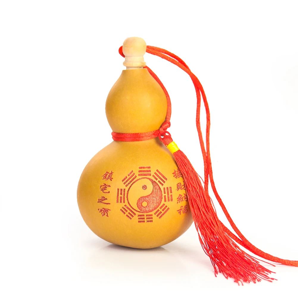 Natural Dry Gourd Bottle Home Decor Hanging Ornament Feng Shui Wine ...