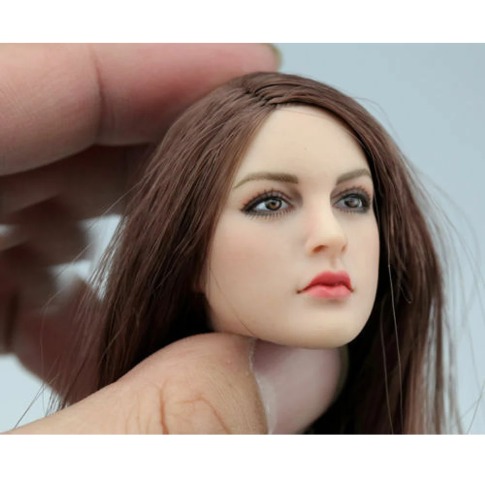 1/6 Scale Female long hair Head Sculpt For 12" TBLeague PHICENs Hot ...