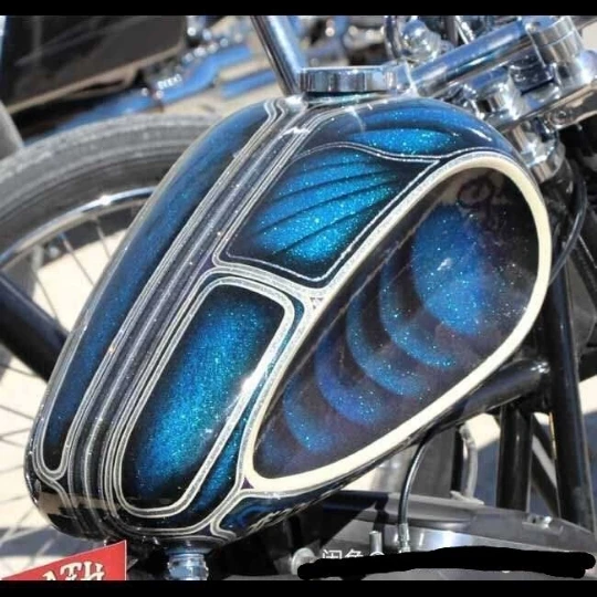 Retro Motorcycle Paint Jobs