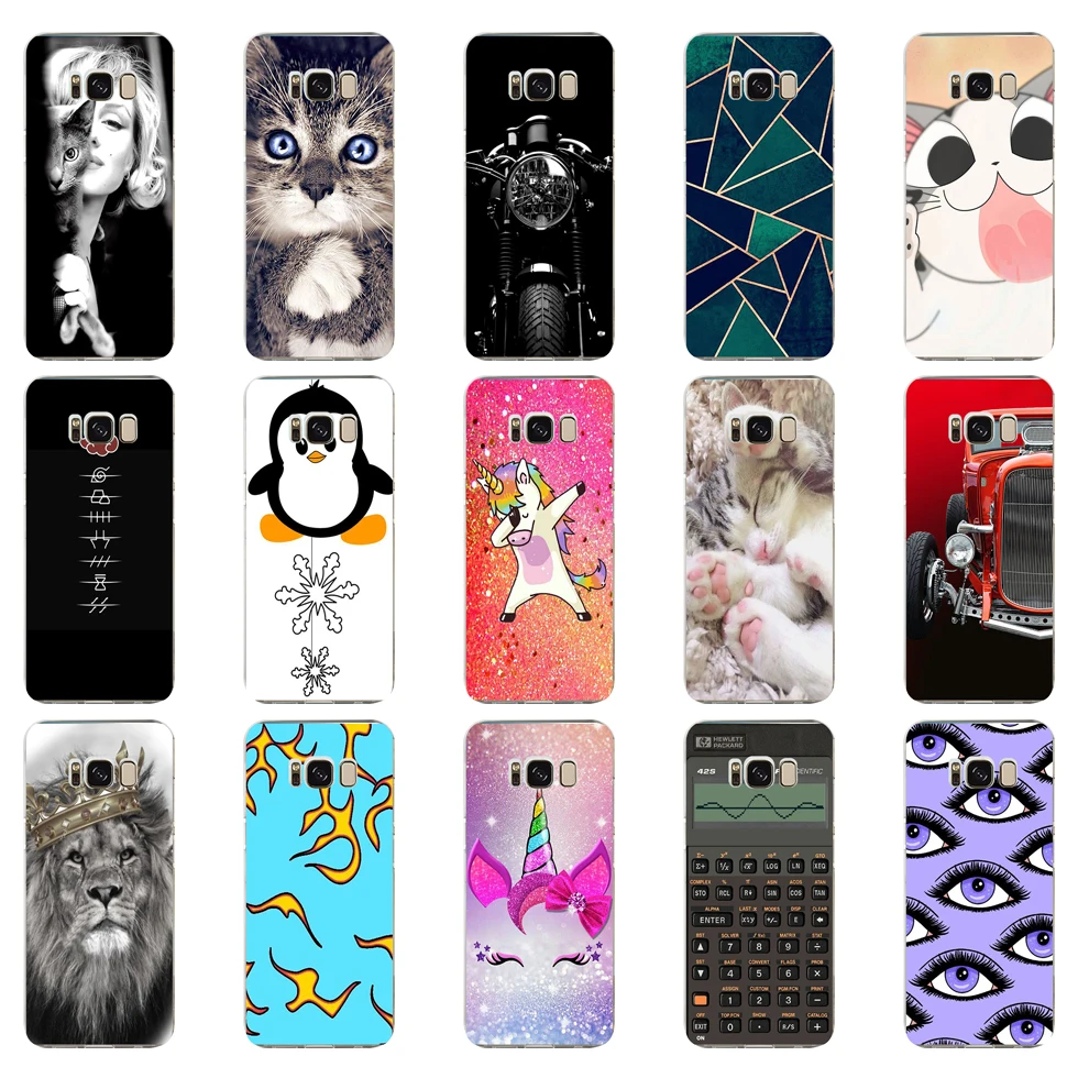 Silicon-phone-Case-For-Samsung-Galaxy-S8-Cases-Cover-For-Samsung-S8 ...