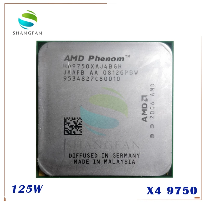 AMD Phenom X4 9750 2.4 GHz Quad Core CPU HD9750XAJ4BGH ซ็อกเก็ต AM2 ...