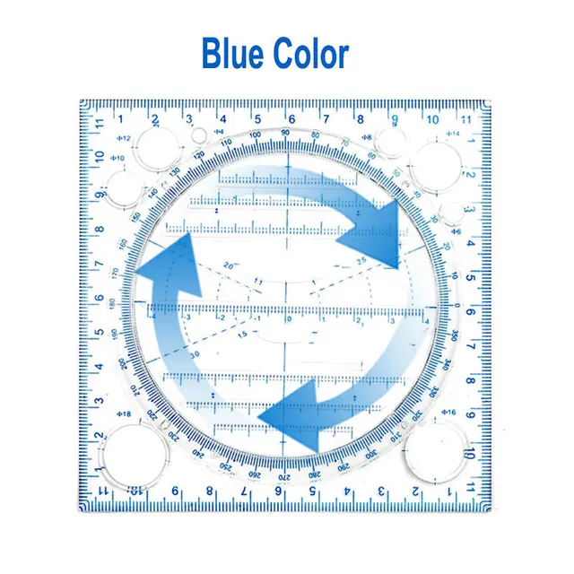 Multifunction Geometric Ruler - Gifts for idea