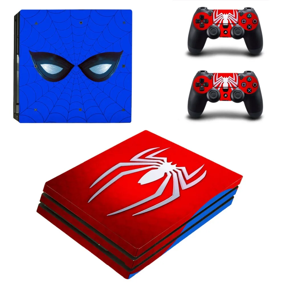 Spiderman Spider-Man PS4 Pro Skin Sticker Decal for PlayStation 4 ...