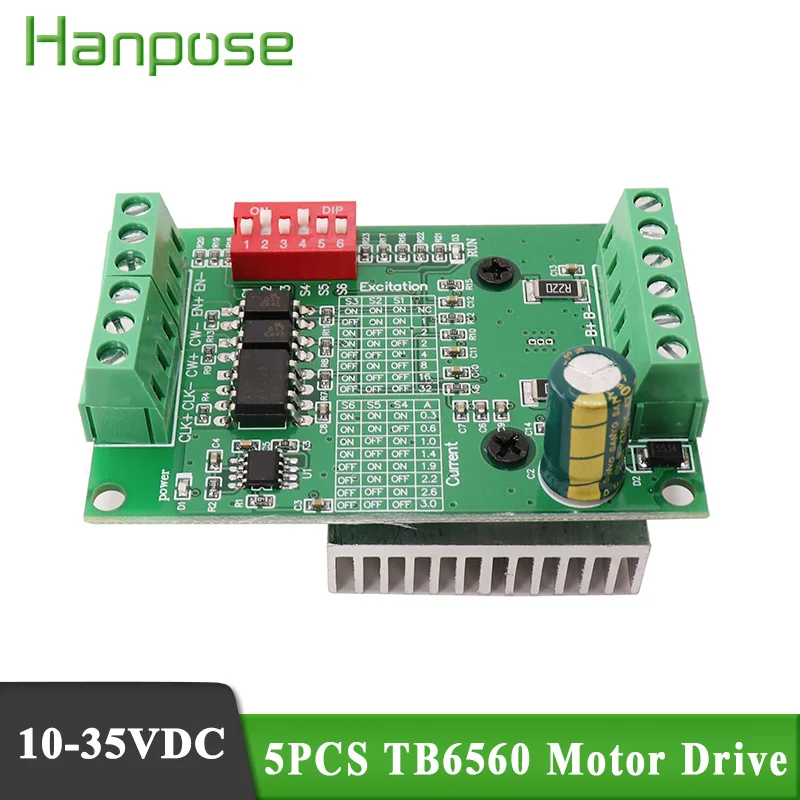 5PCS-TB6560-Stepper-Motor-Driver-3-0A-for-CNC-Router-Segments-Upgraded ...