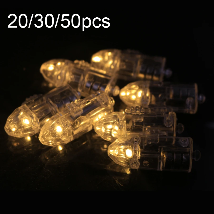 20, 30, 50pcs/Lot Warm White LED Lights for Paper Lantern High Quality ...